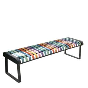Public backless benches, PASTEL - ATECH