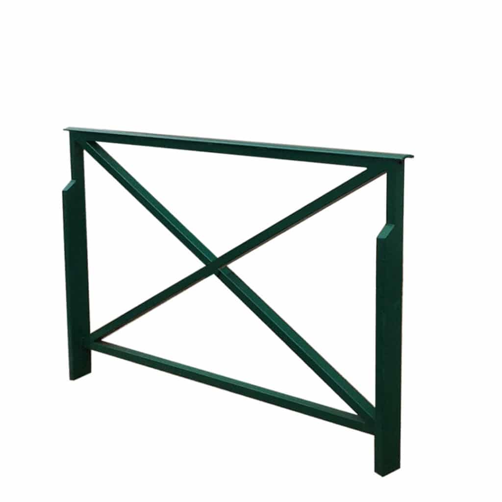 Public barrier with square posts - SYNERGIE - ATECH