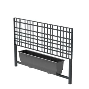 Stadtzaun mit Gitter - C-NATURA - ATECH