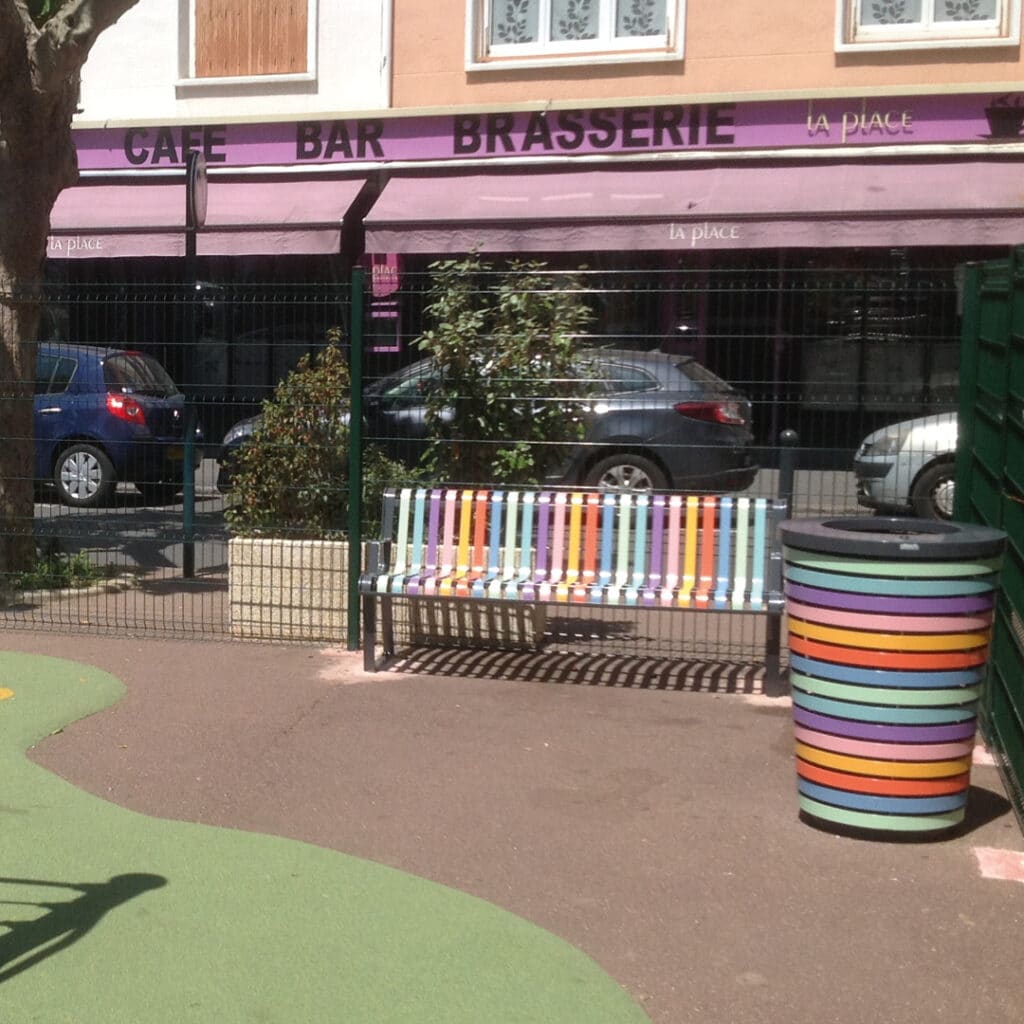 Public bin - PASTEL - ATECH