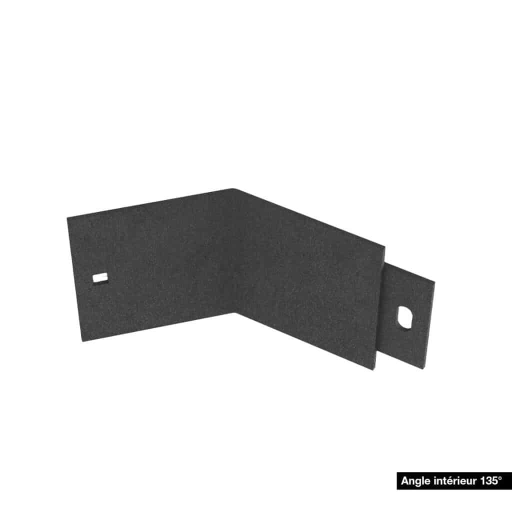 Angle pour bordure droite - Acier corten brut - ATECH